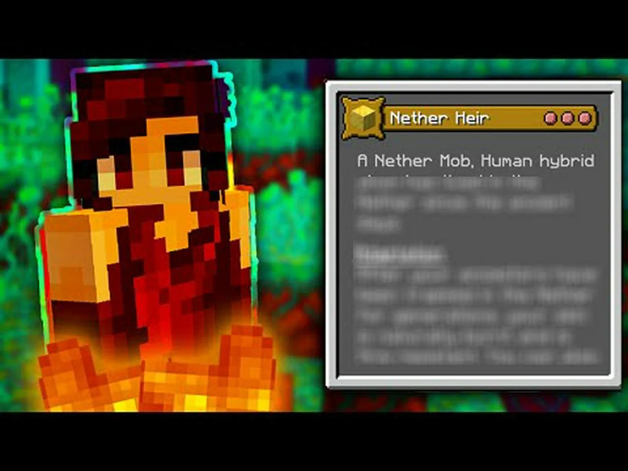 Minecraft Origins Mod: Nether Heir (Custom Origin)