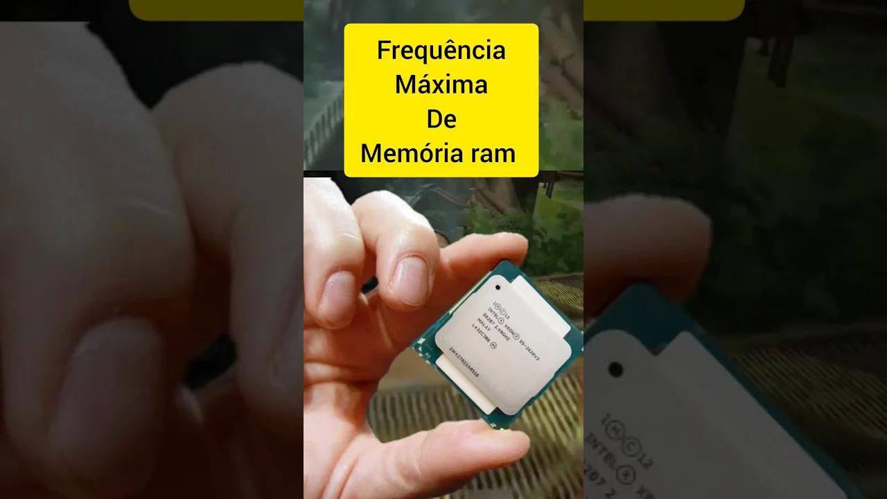 Xeon E3 1270 V2 - frequência máxima de memória ram
