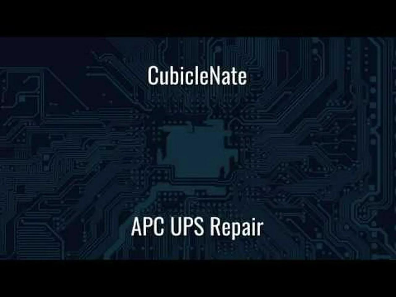 APC Smart-UPS 1500 Battery Replacement (Uninterruptible Power Supply ...