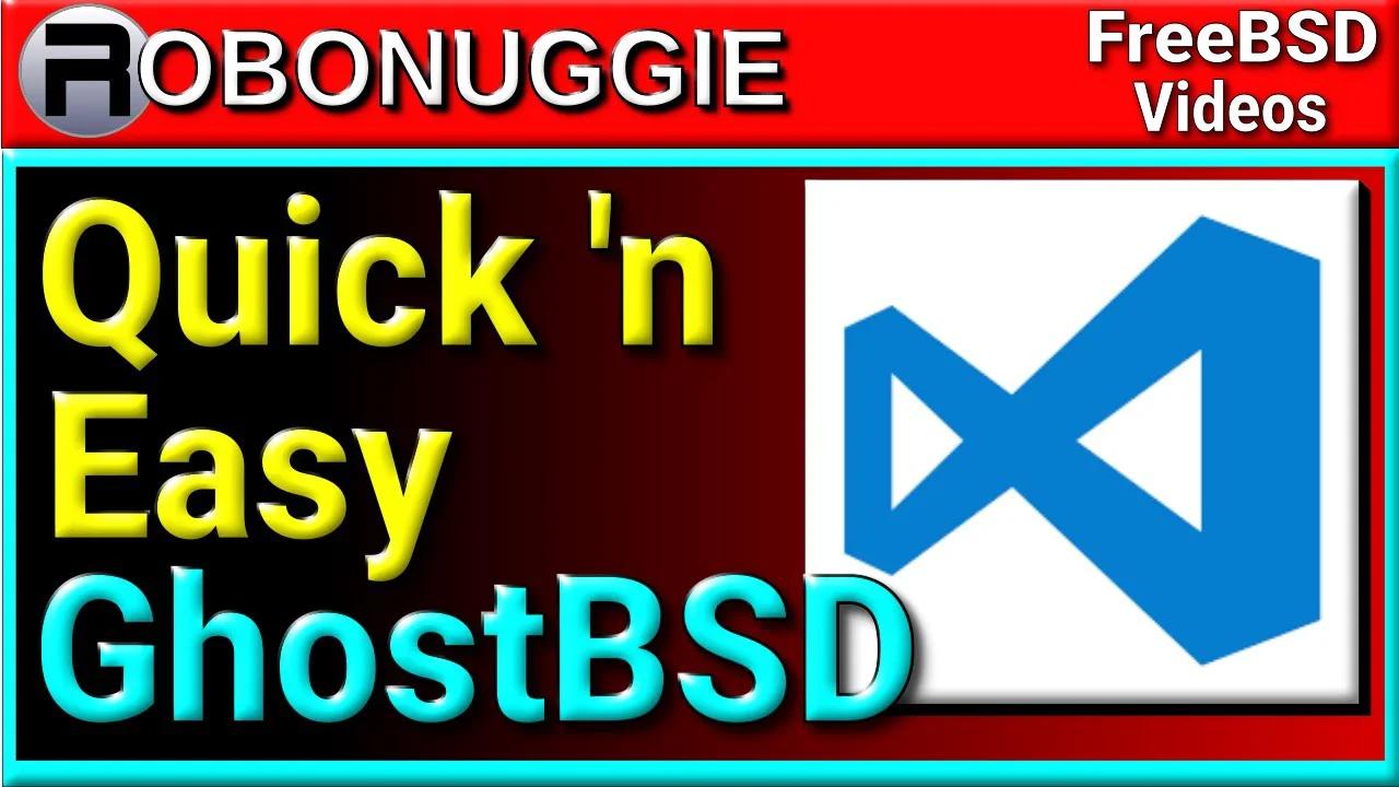Install Vs Code In Ghostbsd Hello Ghostbsd