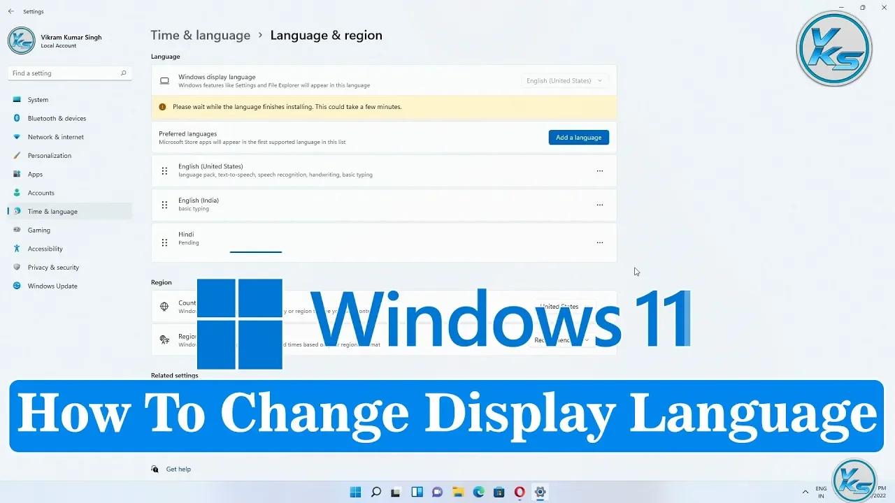 Windows 11 How To Change Display Language