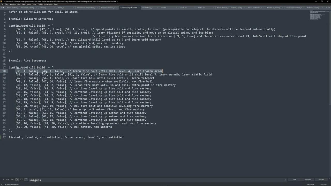 Kolbot: Auto Skill and Stat