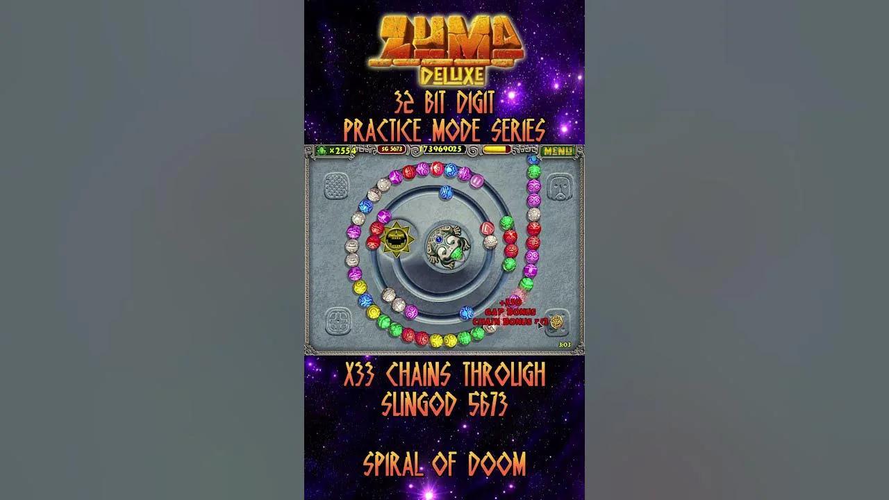 x33 Chains Through SunGod 5673 | Zuma Deluxe 32-Bit DLP #Shorts Version