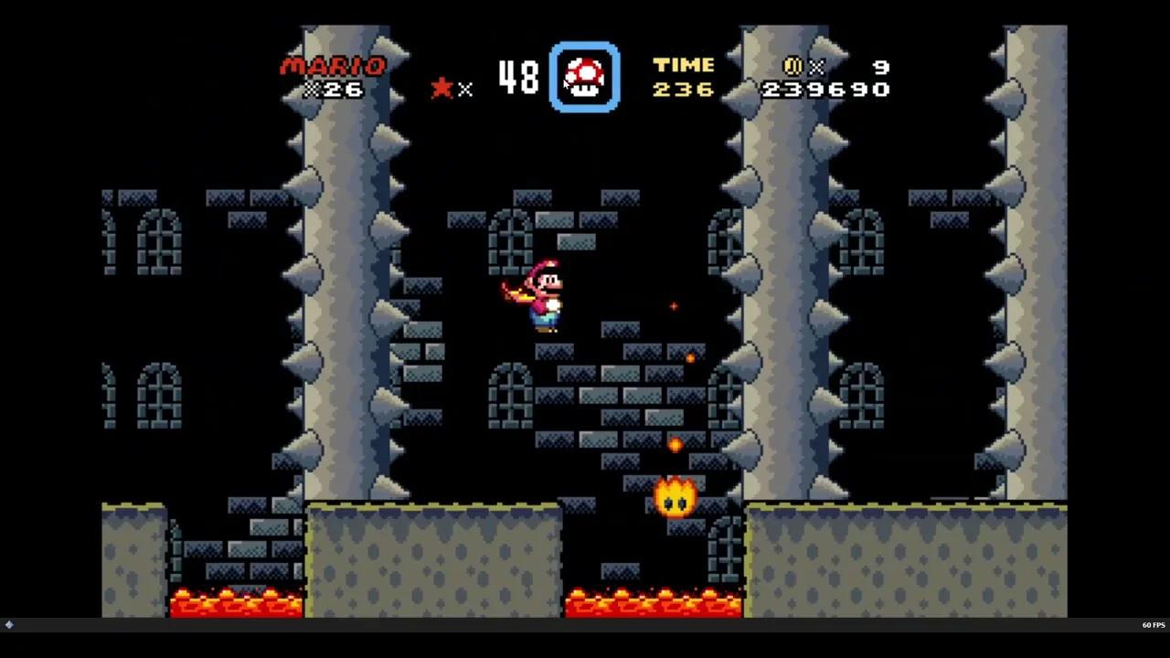 Super Mario World Widescreen: Valley Fortress