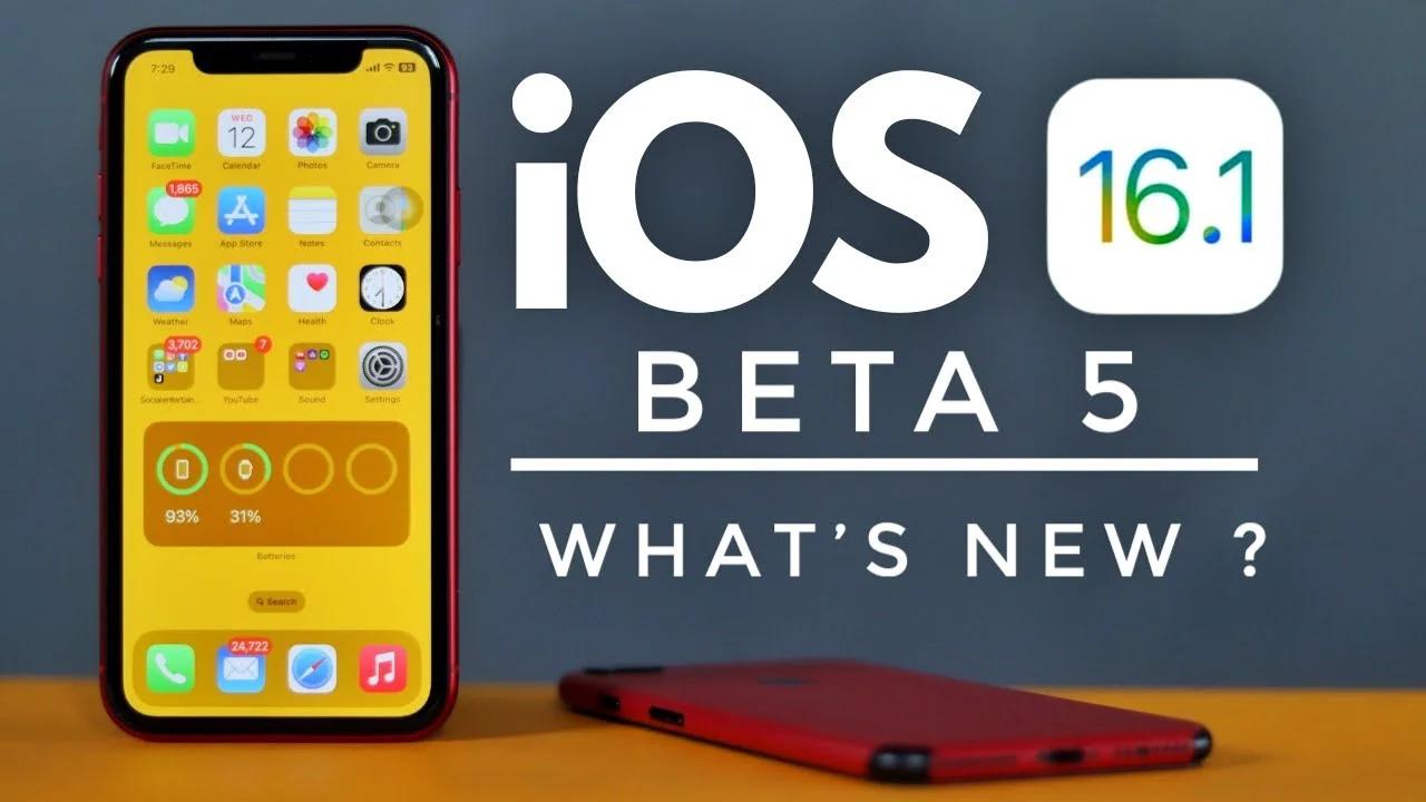 iOS 16.1 Beta 5 Released | What's New ? | In Malayalam