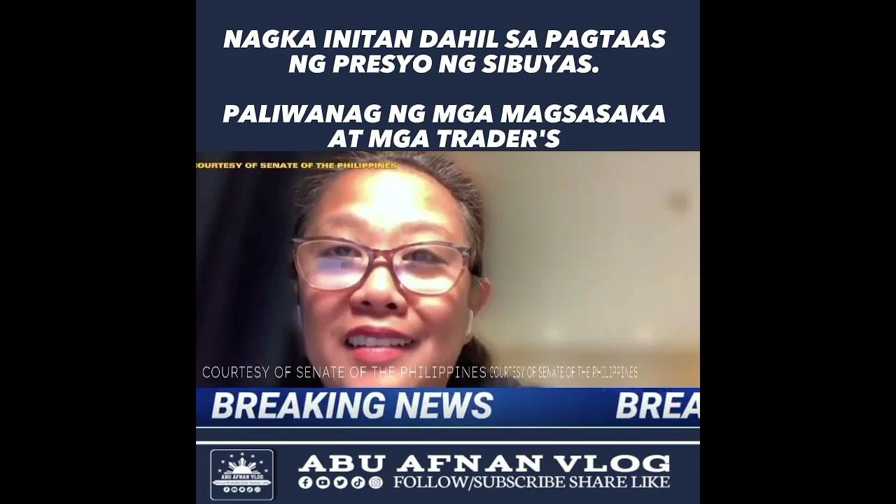 NAGKA INITAN SA SENADO UKOL. SA PAGTAAS NG SIBUYAS SA MARKET.