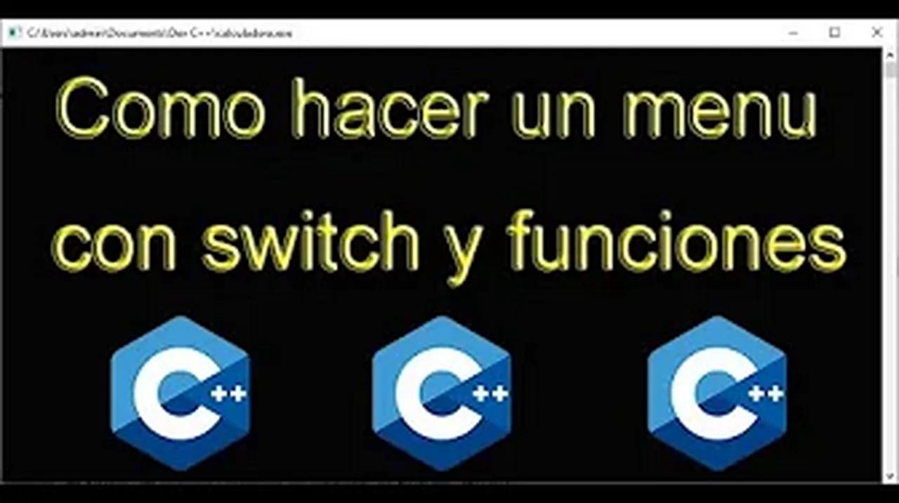 Programacion en C++ || Menu calculadora con funciones || Funcion Valor ...