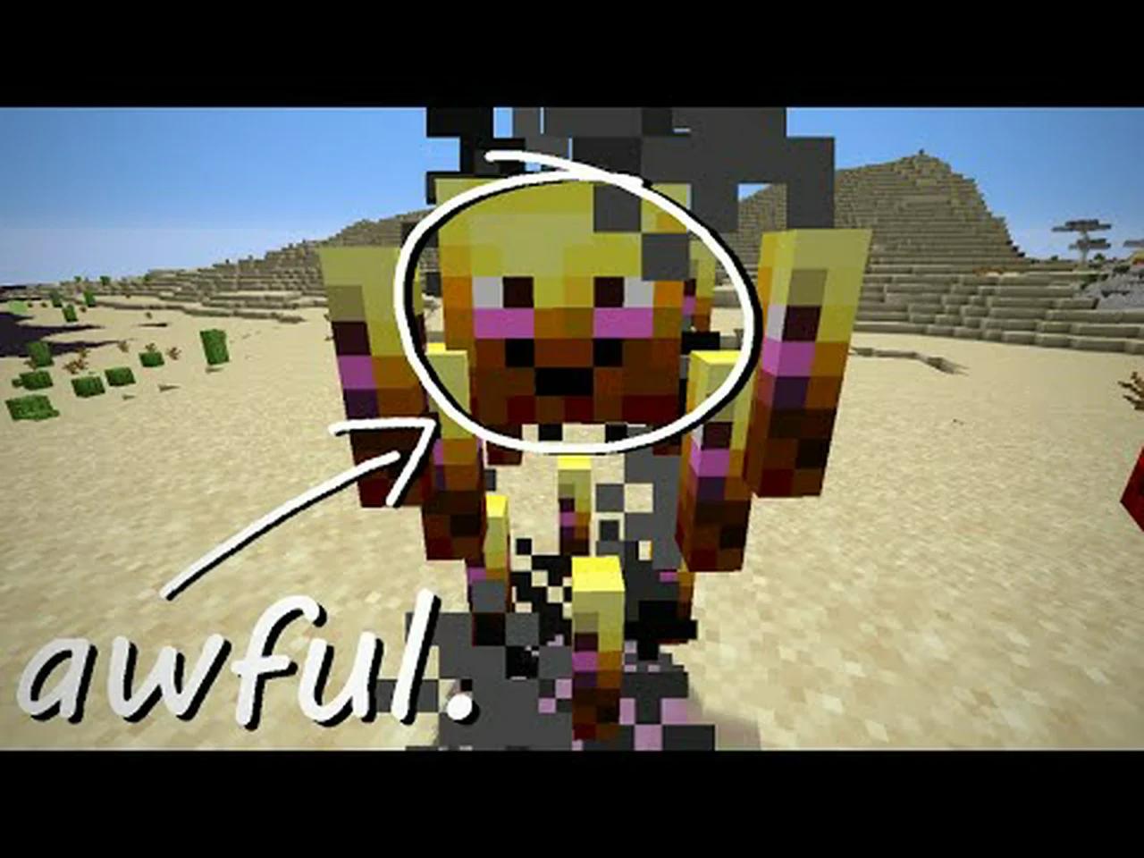 The Worst Minecraft Texture Pack Ever