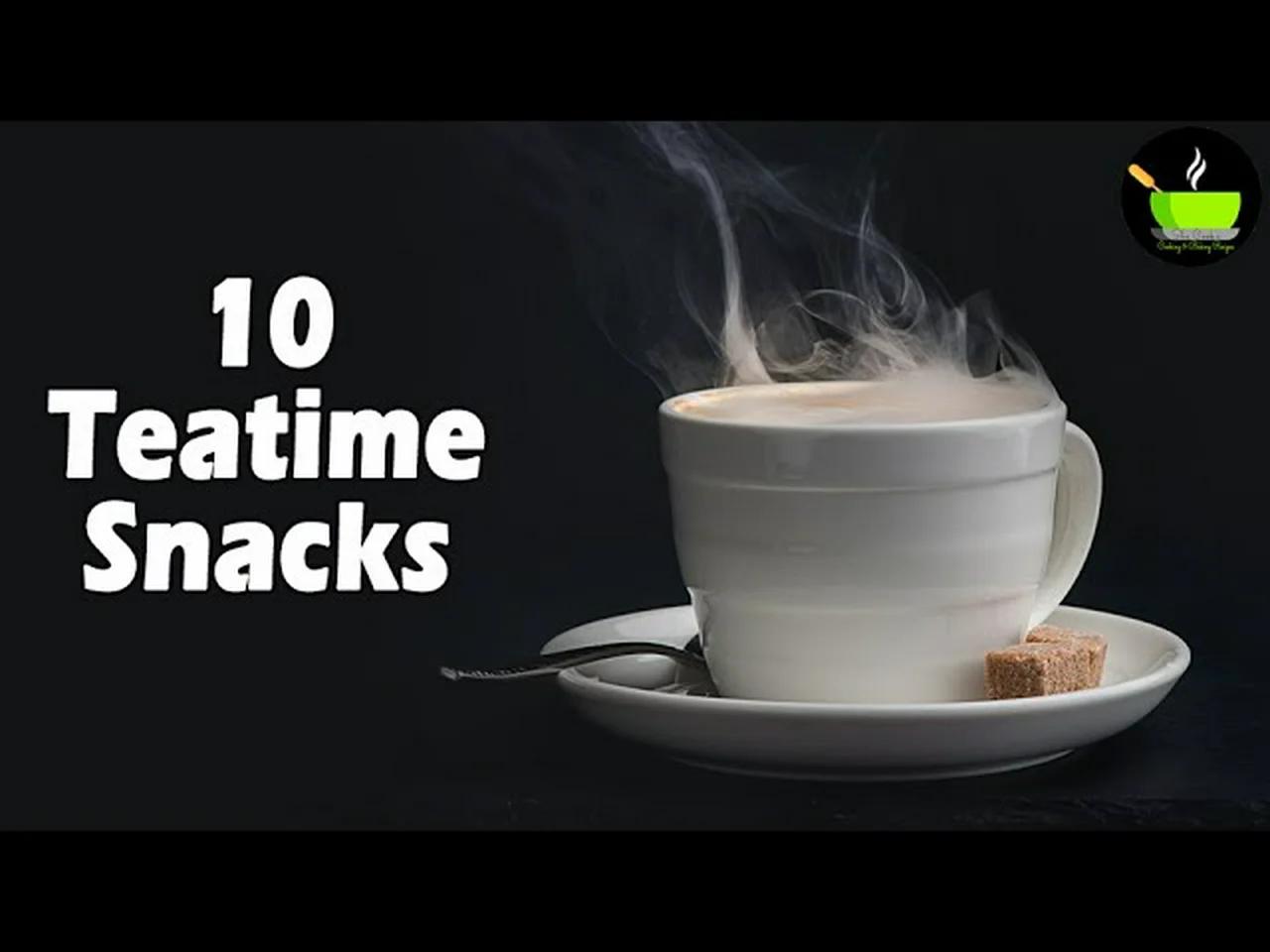 10 Snacks Recipes | Easy Tea Time Snacks Recipe | Quick Evening Snacks ...