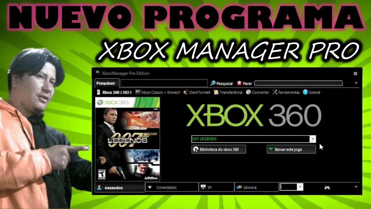 NUEVO programa para xbox 360 (XBOX MANAGER PRO)