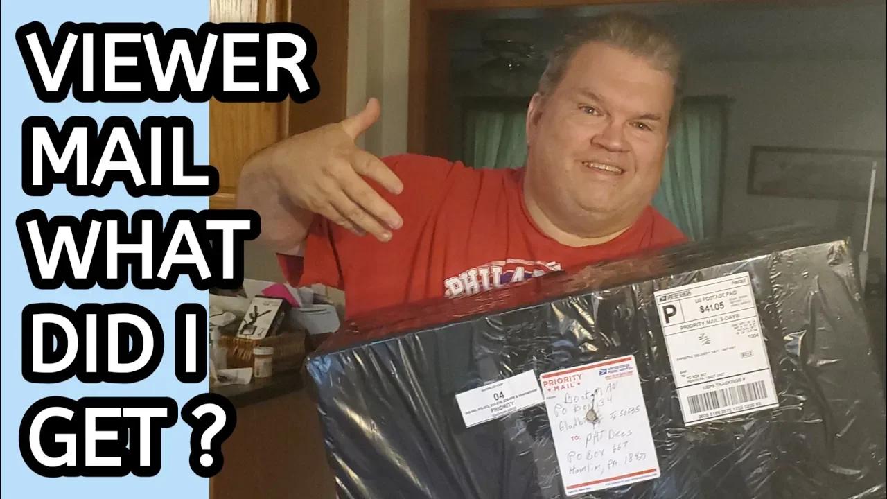 Viewer Mail - Huge Box - what did we get - thanks for the support.