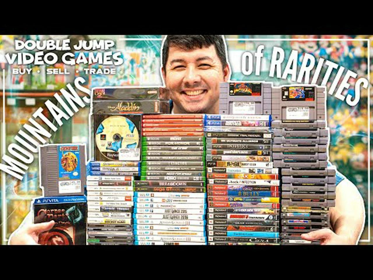 Our Retro Video Game Store gets HUNDREDS of Games every day! | DJVG