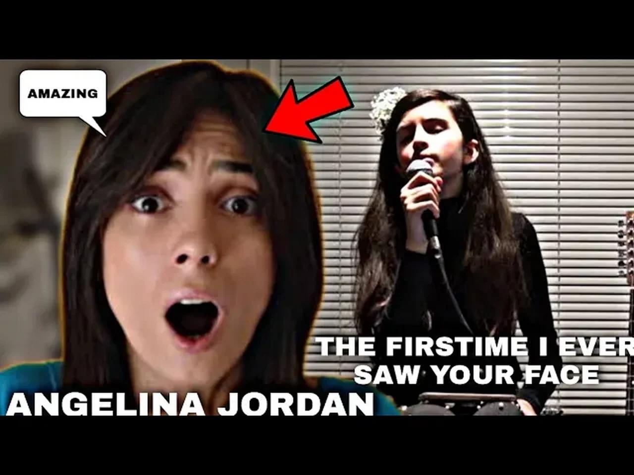 ANGELINA JORDAN - THE FIRSTIME I EVER SAW YOUR FACE - I'M SO IMPRESSED ...