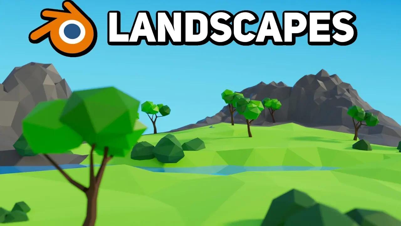 How To Low Poly Landscapes In Blender 3 1