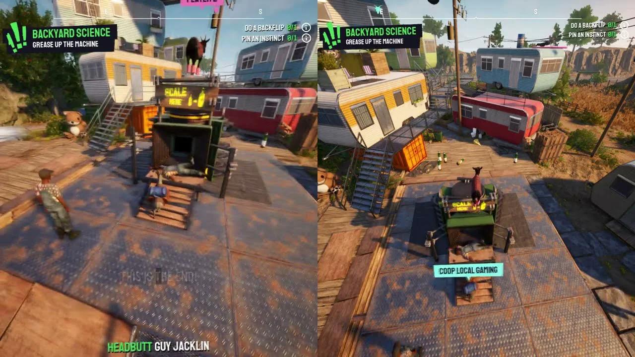 You Can Play Goat Simulator 3 Splitscreen in 2024! - Gameplay Multiplayer