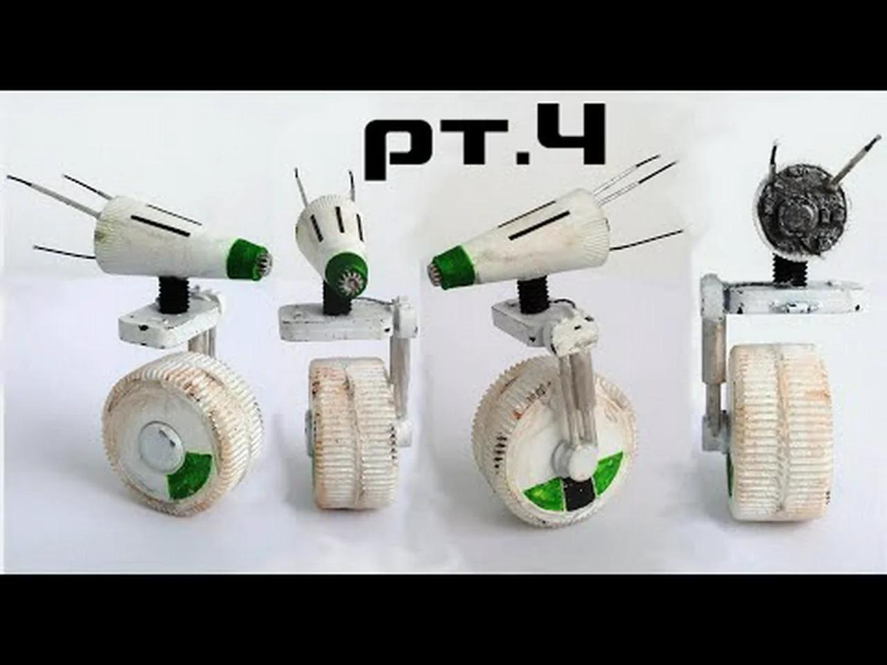 ASMR Robot built from junk pt.4. Star Wars inspired trashbash scratch ...