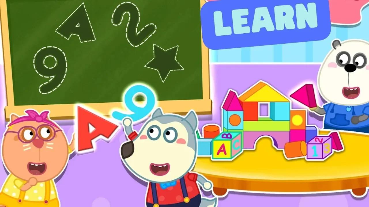 Wolfoo Kindergarten - Baby Learn Colors, Numbers, Shapes, and Letters ...