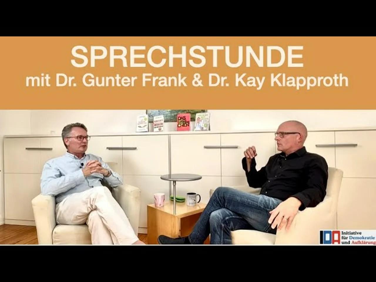IDA-Talk: „SPRECHSTUNDE“ mit Dr. Gunter Frank und Dr. Kay Klapproth