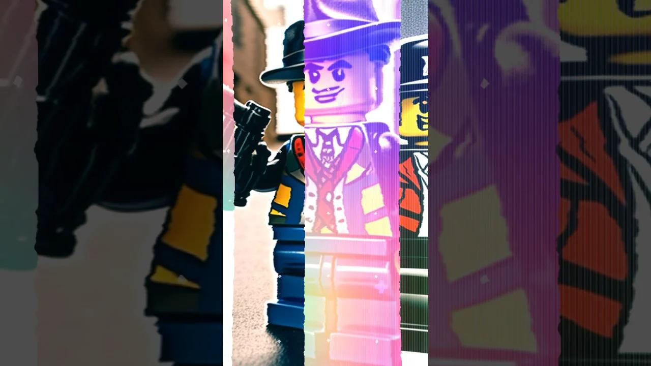 Awesome AI LEGO® minifigures slideshow 🤩🥳