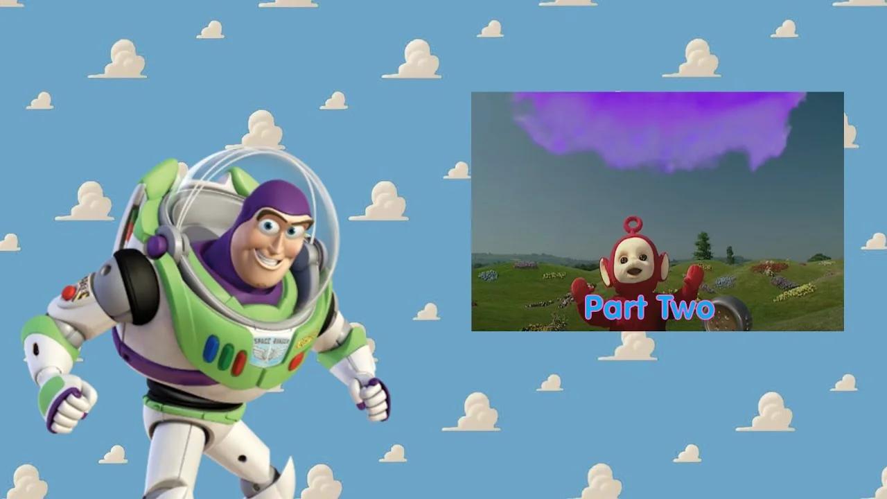 Buzz watches Teletubbies: Colours - Purple