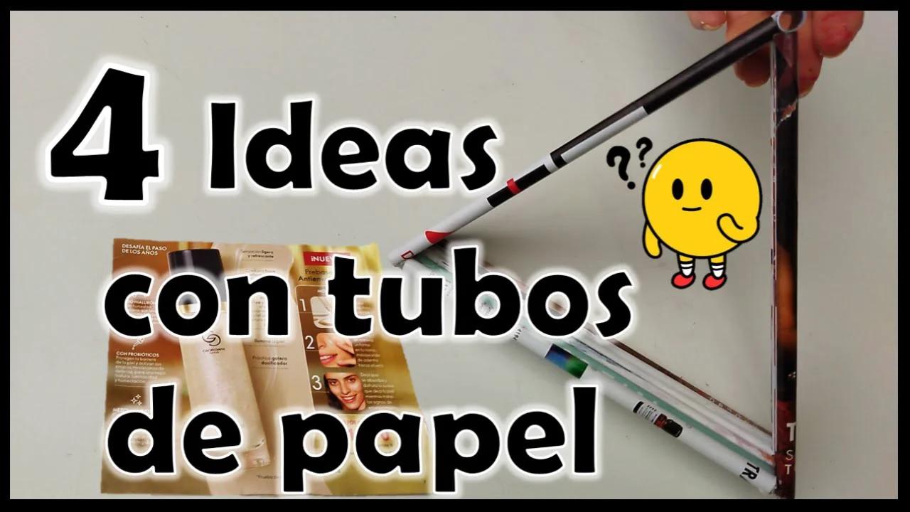 4 IDEAS RECICLANDO REVISTAS Y LIBROS // Manualidades con reciclaje ...