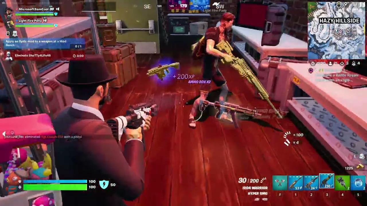 Fortnite Chapter 5 with Light Fire