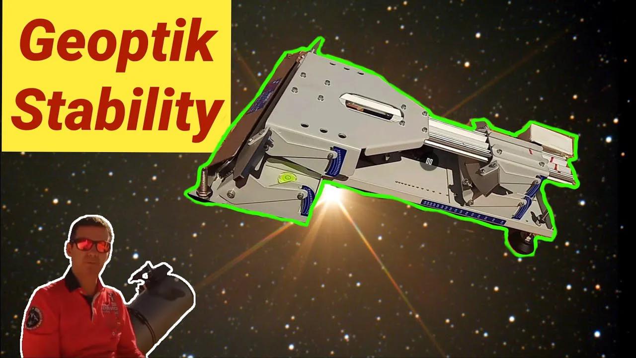 Improving stability of Geoptik Eartha Equatorial Platform with 12 ...