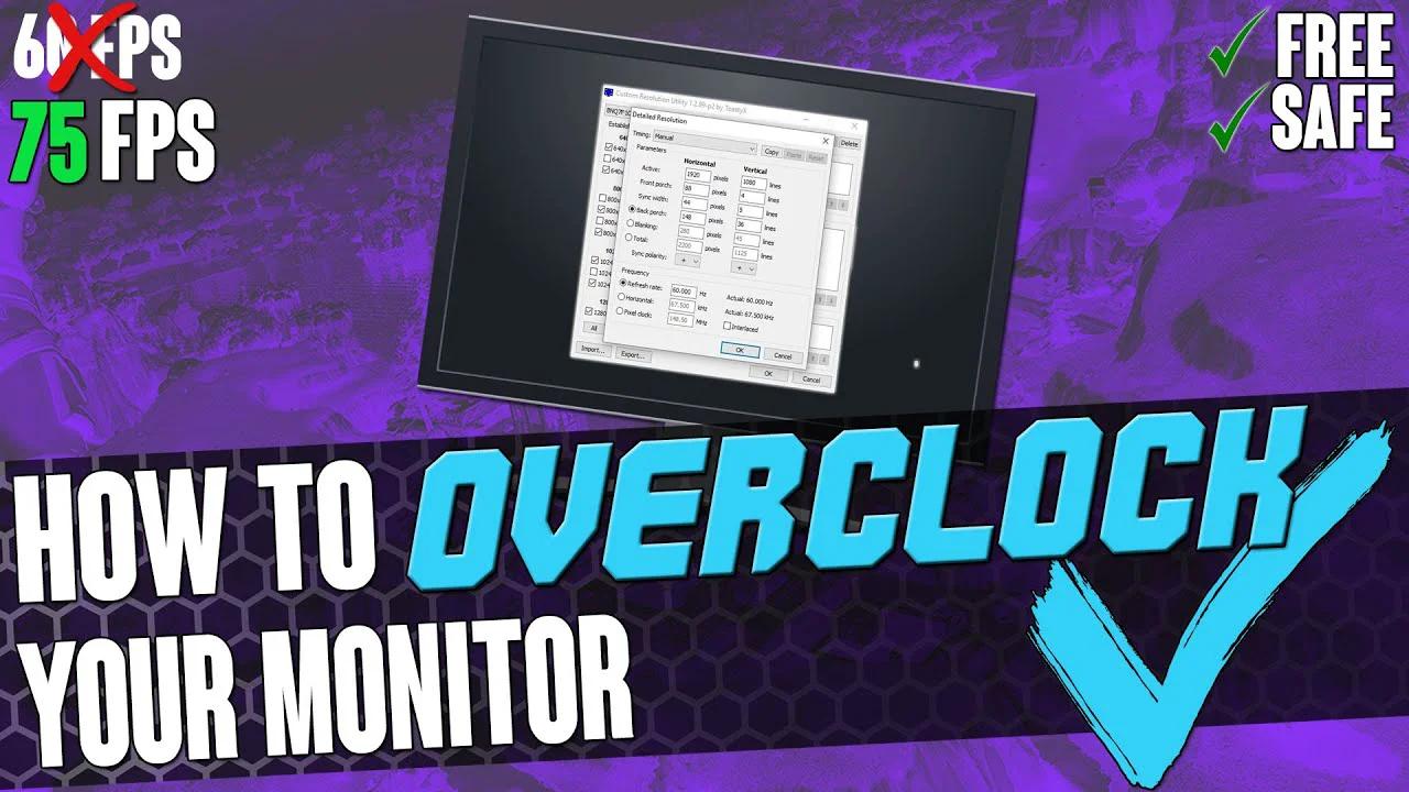 How to OVERCLOCK your monitor | Short and Easy Guide