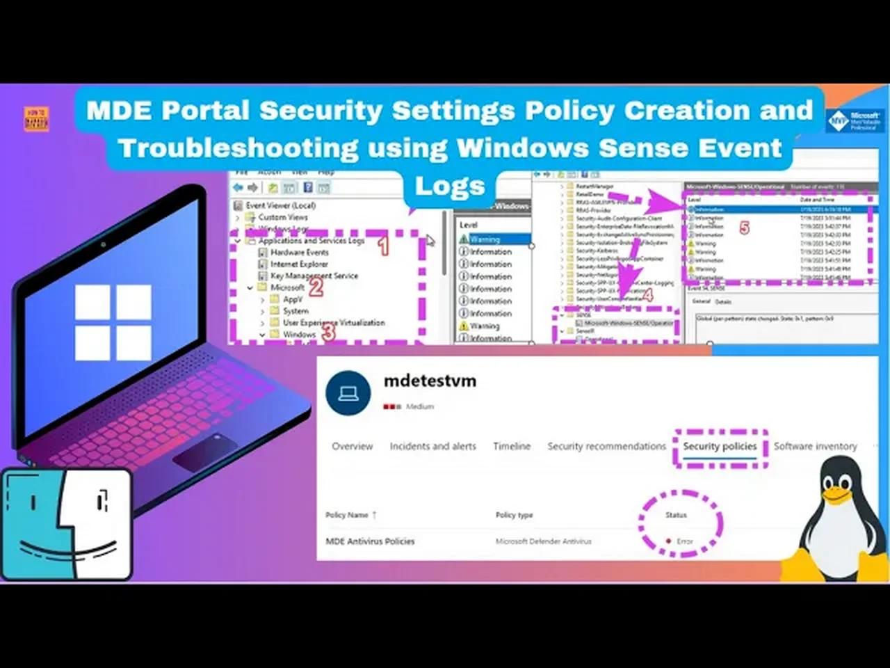MDE Portal Security Settings Policy Creation and Troubleshooting using ...