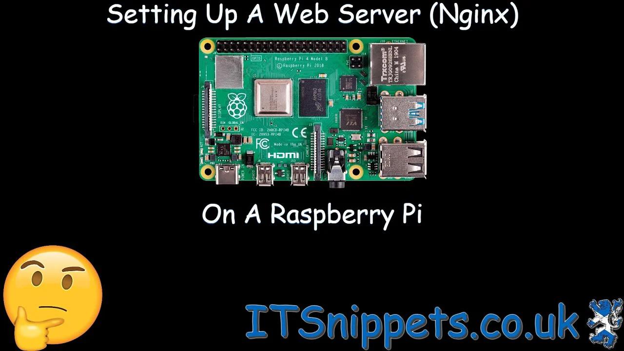 Setting Up A Web Server Nginx On A Raspberry Pi Youtube Ytcreators