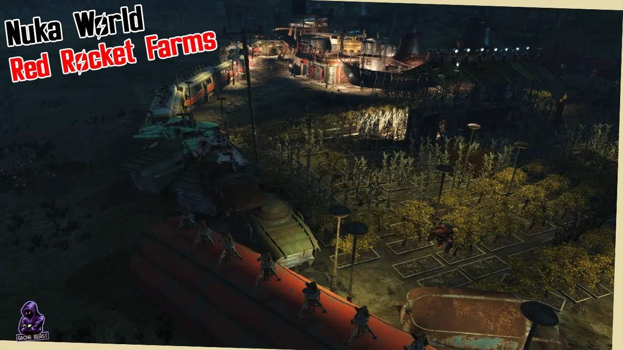 Nuka World Red Rocket Farms Settlement Build & Tour|Fallout 4 ...