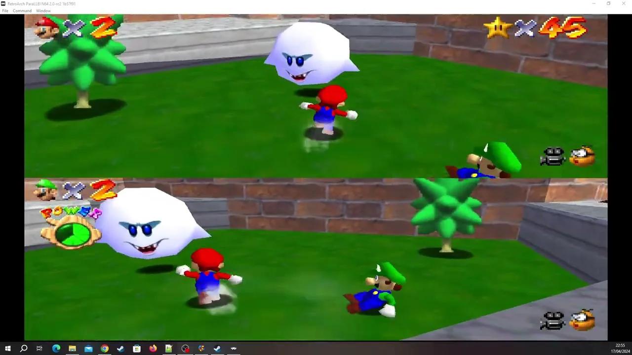 Super Mario 64 Multiplayer Splitscreen (1080p) [RA] - Episode 4 [NC]