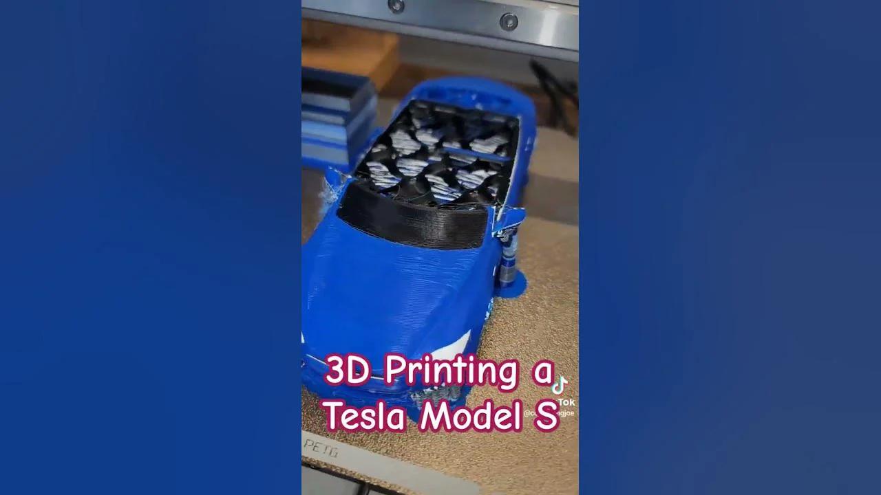3D Printing a Tesla Model S with Bambu Lab's A1 Mini #3dprinting #3d