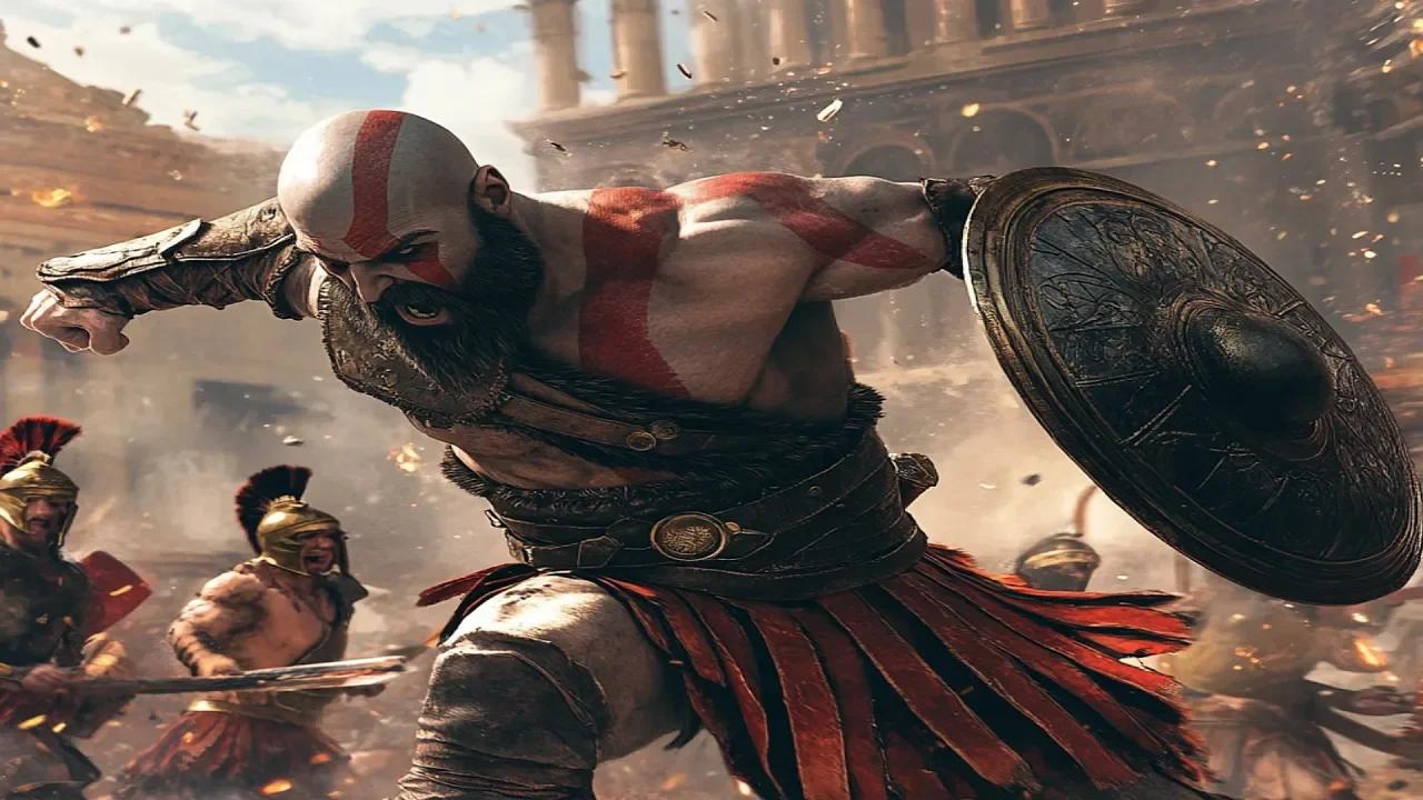 Kratos Vs Spartans Fight Scene (4K 60FPS) God of War PS5 Ascension