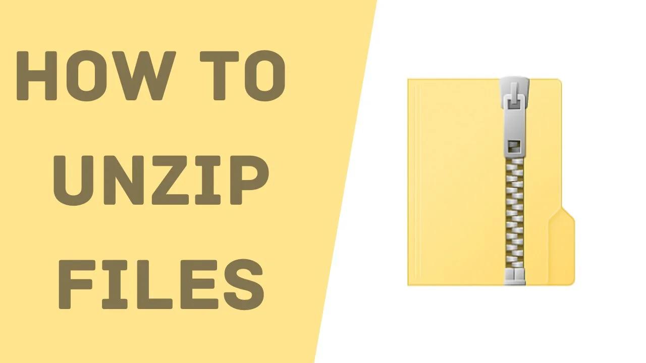 How To Unzip And Zip Compressed Files In Windows 10 - No Installation ...
