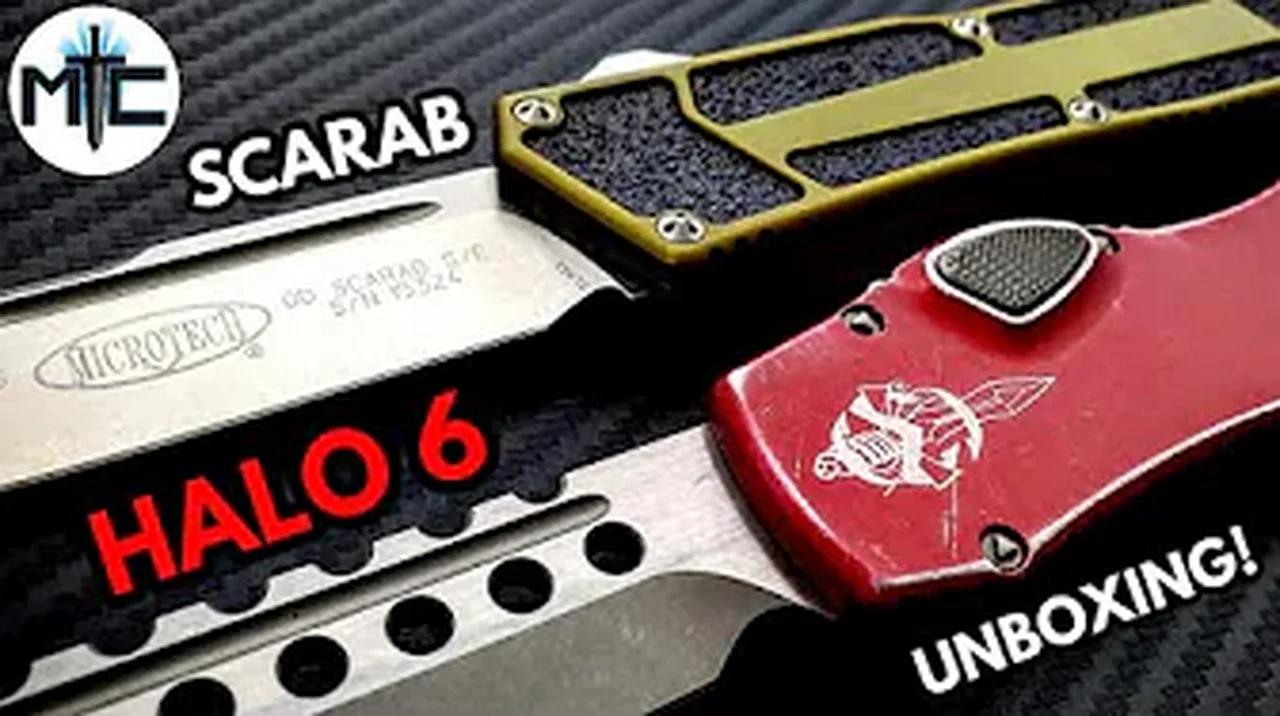 Unboxing the Microtech Halo 6 and Scarab Automatic Knives!
