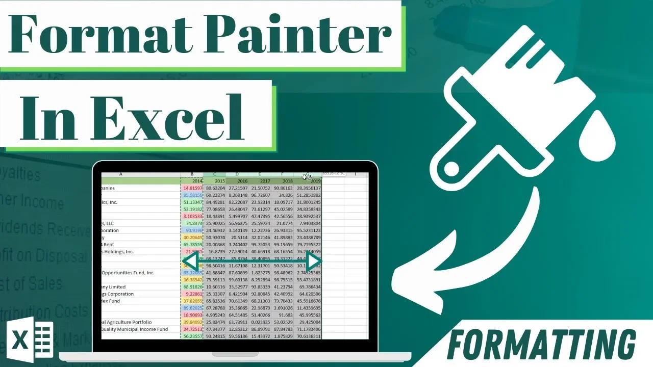 Format Painter in Excel With Conditional Formatting | Replicate Format Styles [Hindi]
