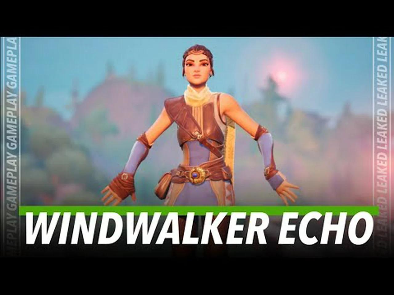 LEAKED “WINDWALKER ECHO” SKIN GAMEPLAY!!! - Fortnite Battle Royale