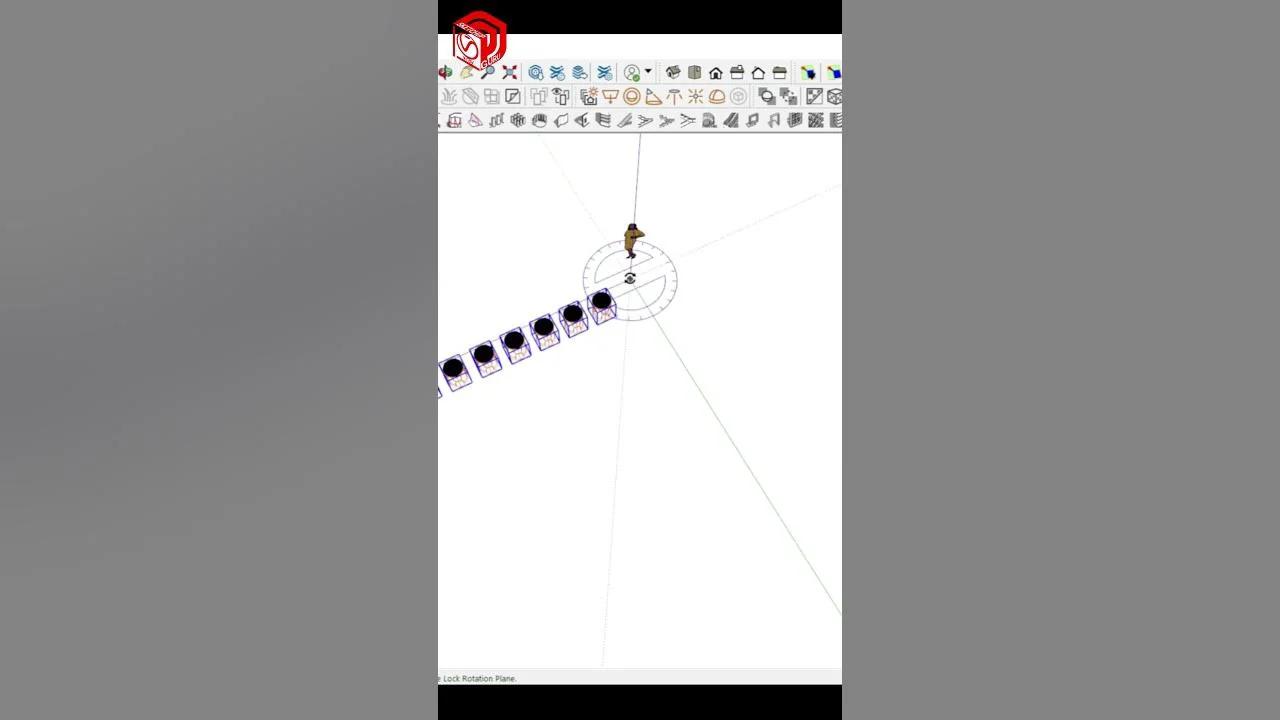how to do multiple copy in sketchup #shorts