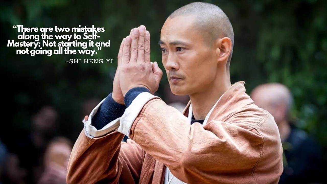 Shi Heng Yi Motivational Speech Balance Is Key