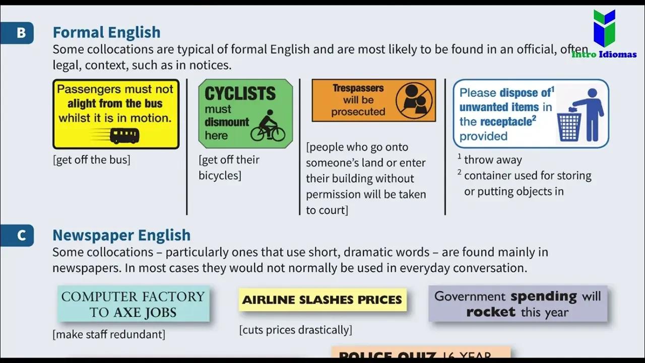 005 - ENGLISH COLLOCATIONS IN USE - Register - UNIT 5 - Cambridge ...