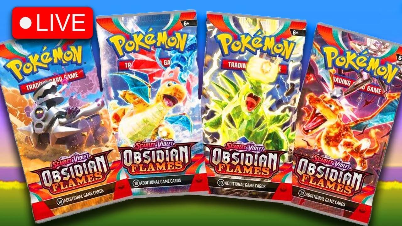 🔴 OBSIDIAN FLAMES Pokemon Card Booster Pack Opening!