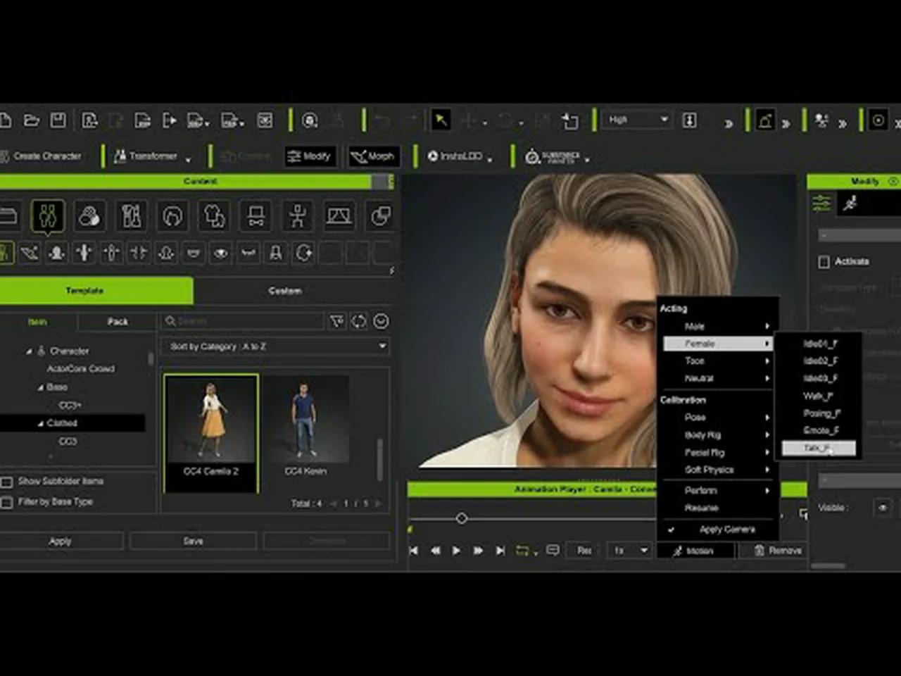Reallusion Character Creator 4 Quick Test Characters With Facial
