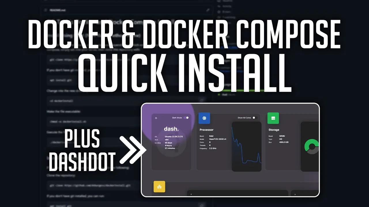 Docker & Docker Compose: Quick & Easy Install on Linux! Docker & Docker Compose: Quick & Easy Install on Linux!