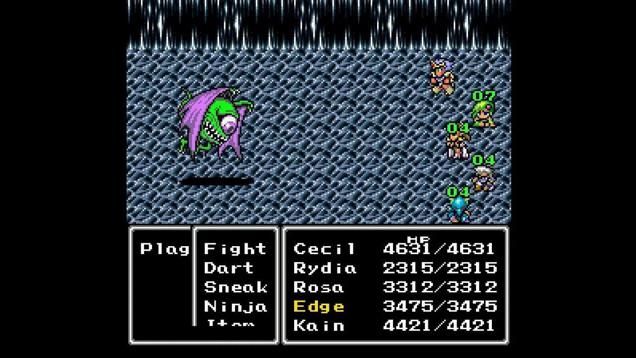 Final Fantasy IV (SNES) - Lunar Subterrane - Plague Horror