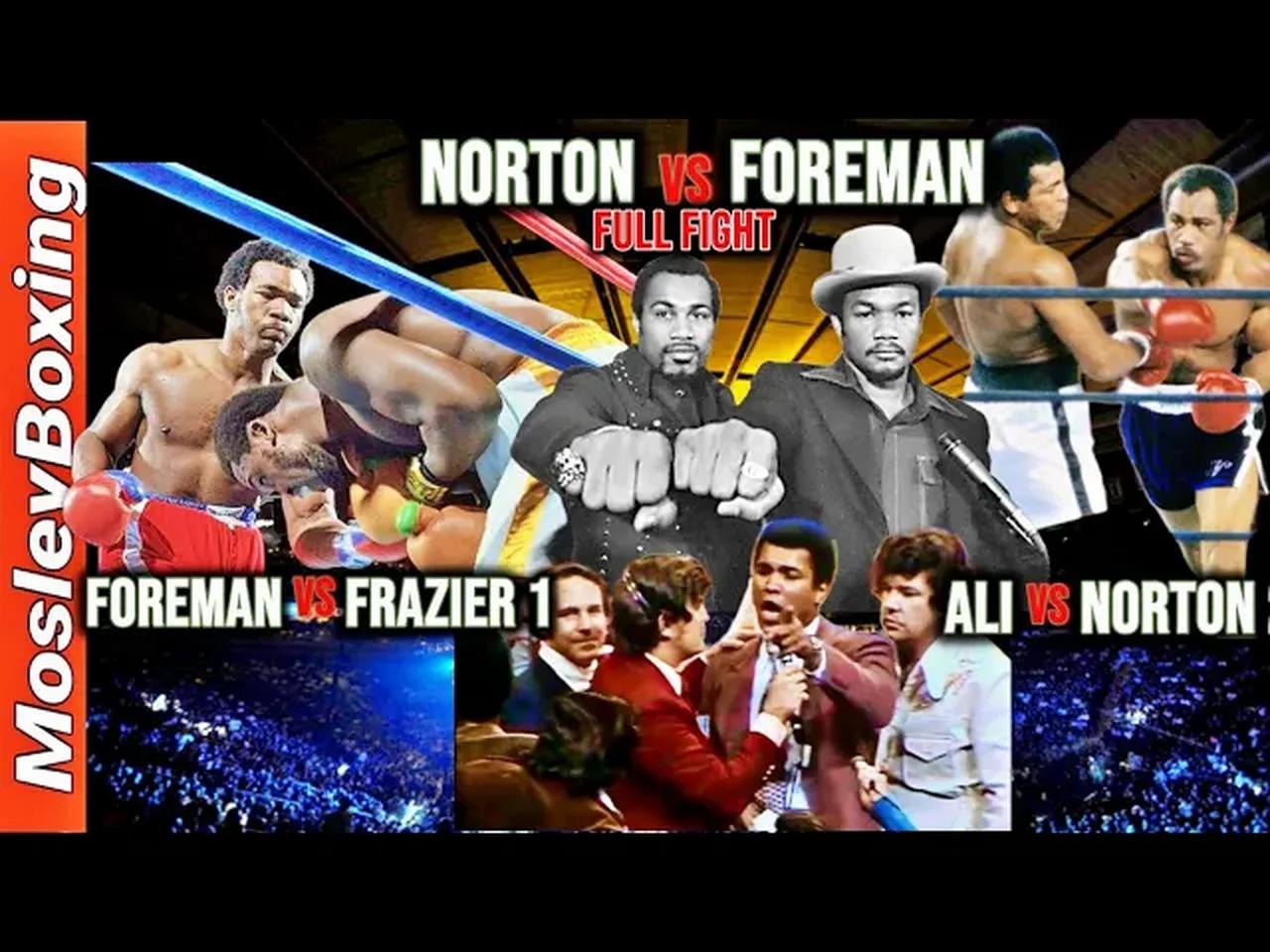 FOREMAN vs NORTON | 4K 60fps | ALI-NORTON 2 & FRAZIER-FOREMAN Highlights