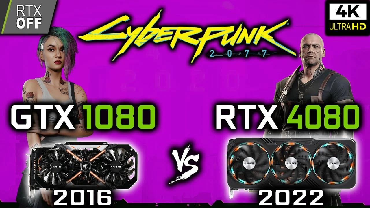 GTX 1080 vs RTX 4080 in Cyberpunk 2077 | 4K - Benchmark