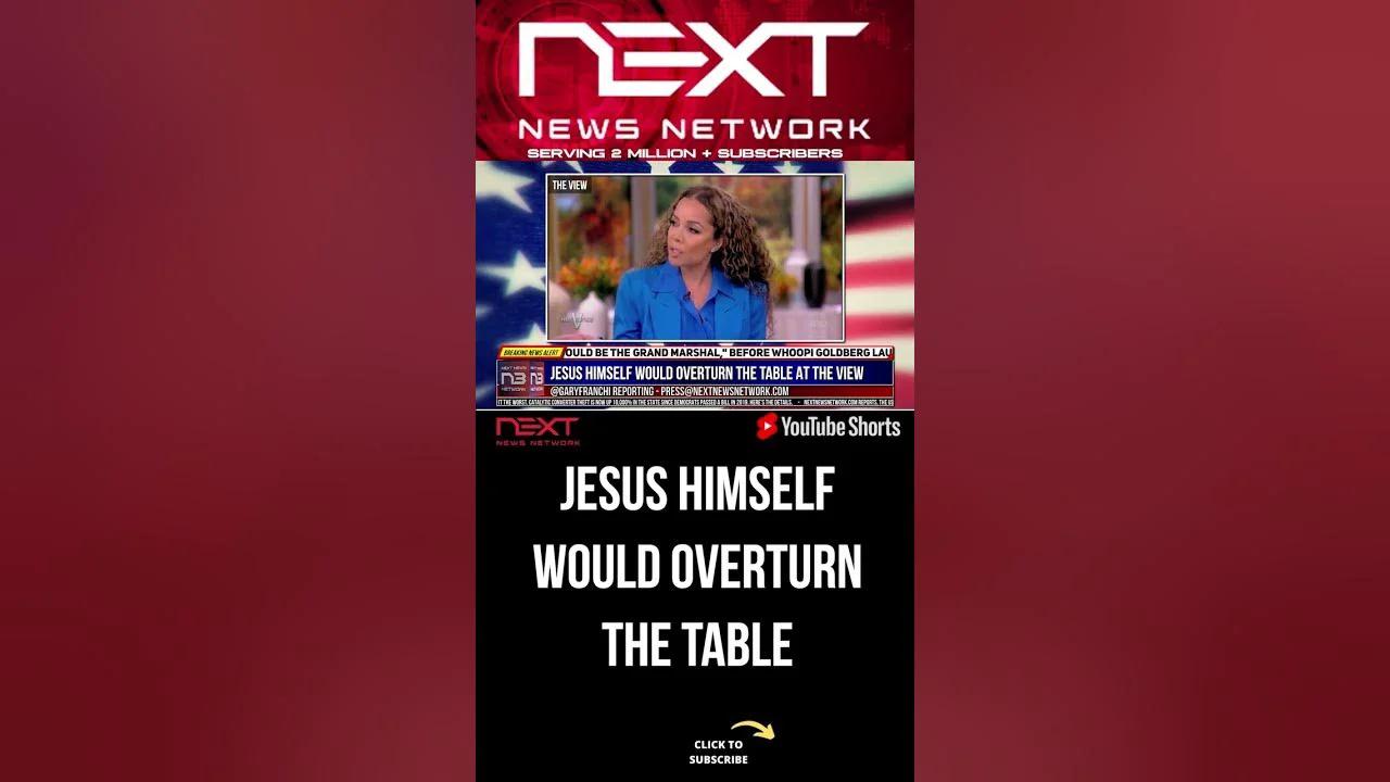Jesus Himself Would Overturn The Table At The View #shorts