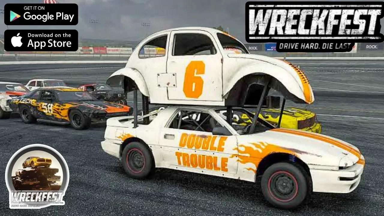 Wreckfest Mobile Gameplay - Double Decker Car Heavily Damaged | Android ...