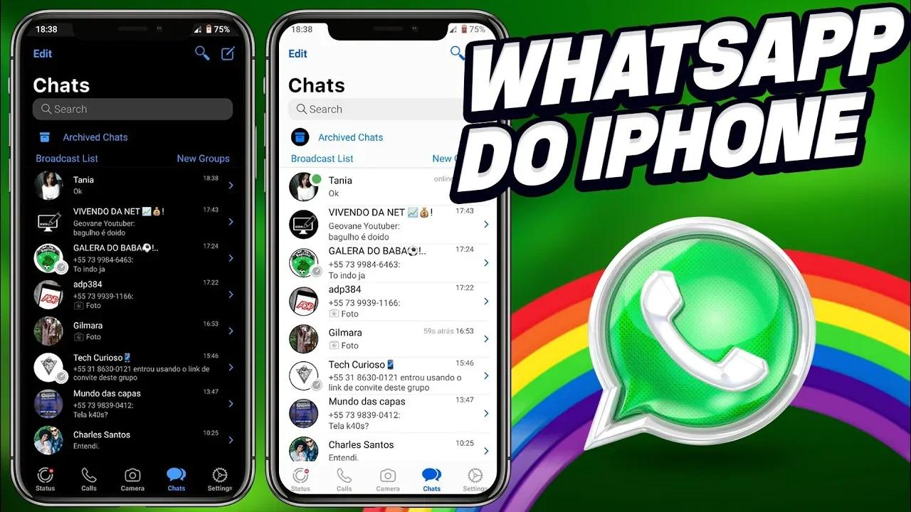 LANCOUU!! WHATSAPP DO IPHONE NO ANDROID IOS 15 SUPER ATUALIZADO📲